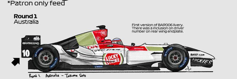 BAR 006 2004 Livery Evolution · Karyakarsa