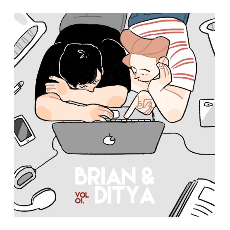 brian & ditya: cover, vol 1 · Karyakarsa