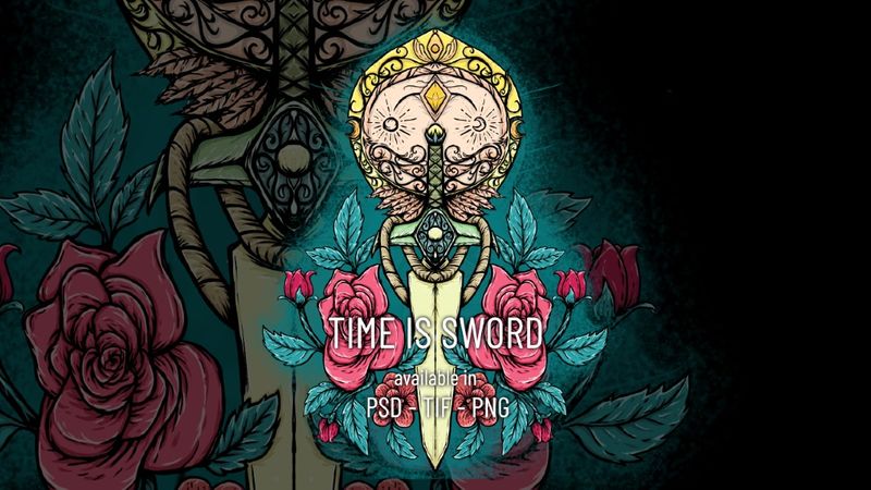 Ilustrasi Eksklusif - Time Is Sword · Karyakarsa