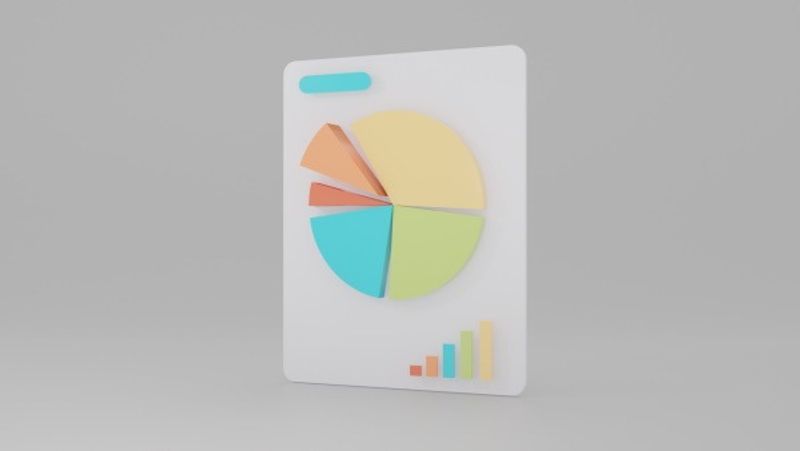 Pie Chart 3d Untuk Aset Atau Gambar Website Karyakarsa