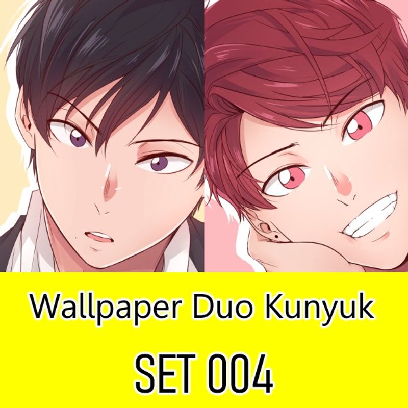 Wallpaper Duo Kunyuk Set 004 · Karyakarsa