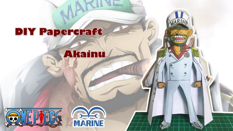 Papercraft Akainu · Karyakarsa