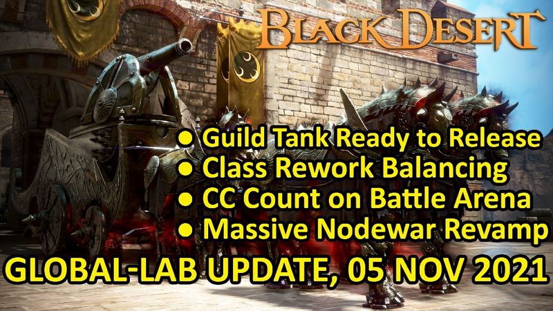 Guild Tank Ready, CC Count on BA, Massive Nodewar Revamp, Class Rework ...