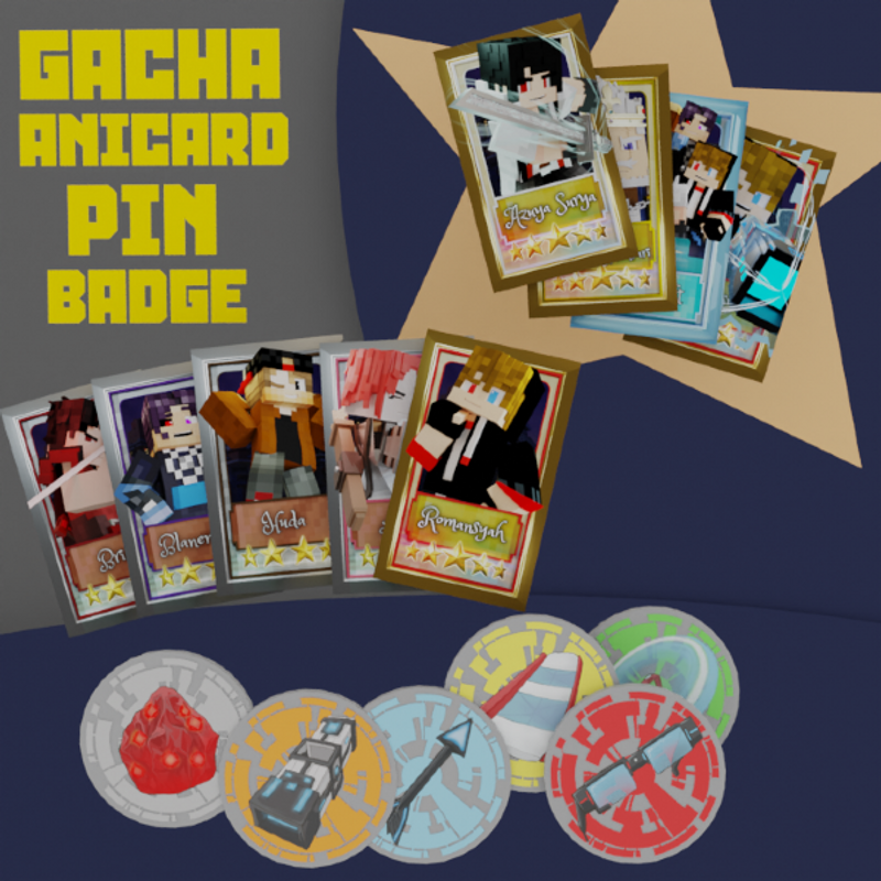 ANICARD & PIN Badge Pendukung Karya Karsa · Karyakarsa