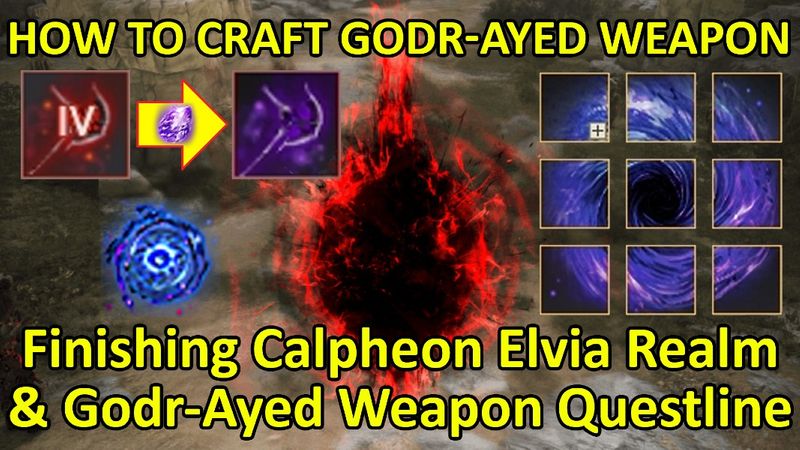 How to Craft Godr-Ayed Weapon, Finishing Calpheon Elvia Realm & Godr ...