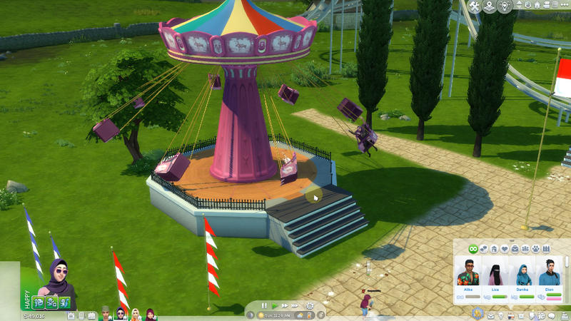 the sims 4 carousel swing fuction together · Karyakarsa