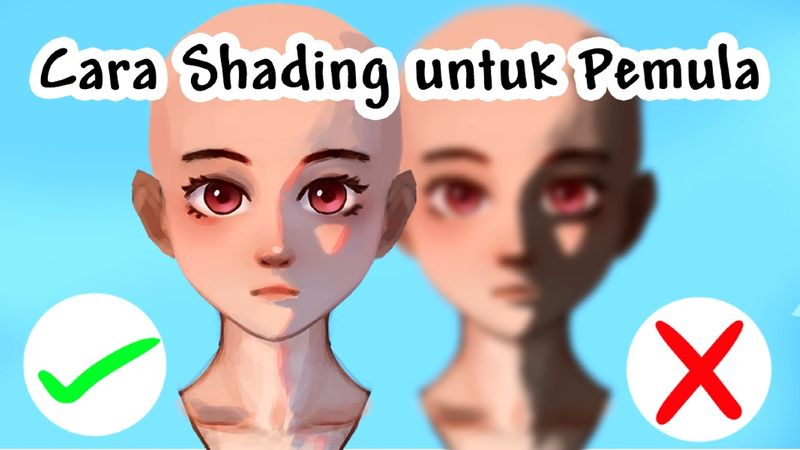 Basic head untuk belajar shading (psd file) · Karyakarsa