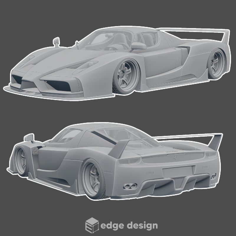 Ferrari Enzo - Widebody by Kyza · Karyakarsa