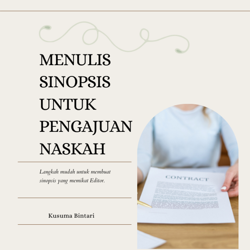 Menulis Sinopsis Untuk Pengajuan Naskah E Book Karyakarsa