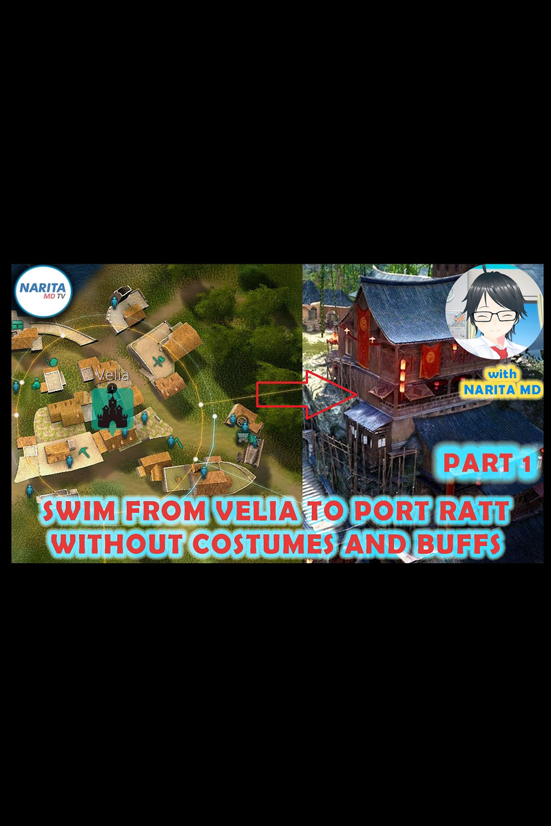 Swim From Velia to Port Ratt, Without Fish Costumes - Black Desert ...