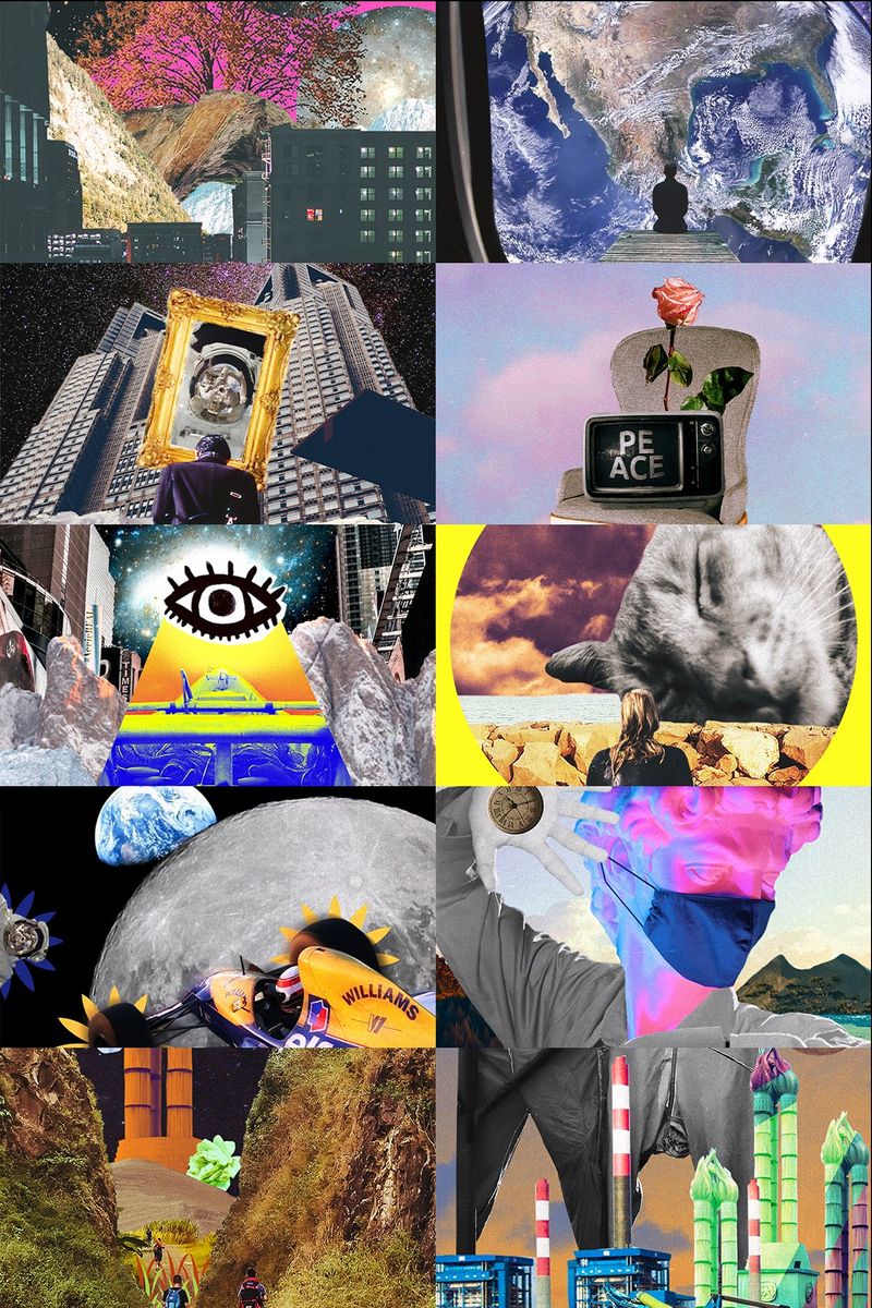 SELF-CONSCIOUS: 2021 COLLAGE ARTS COLLECTION · Karyakarsa