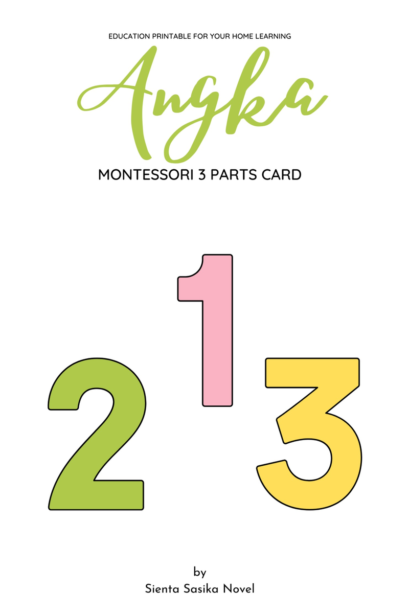 [MONTESSORI 3 PARTS CARD] ANGKA · Karyakarsa