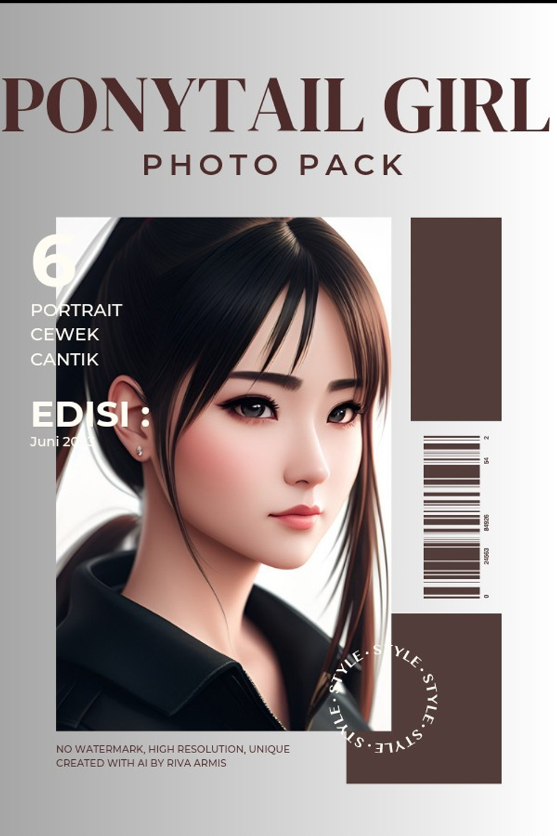 Ai Blonde Girl Photo Pack · Karyakarsa