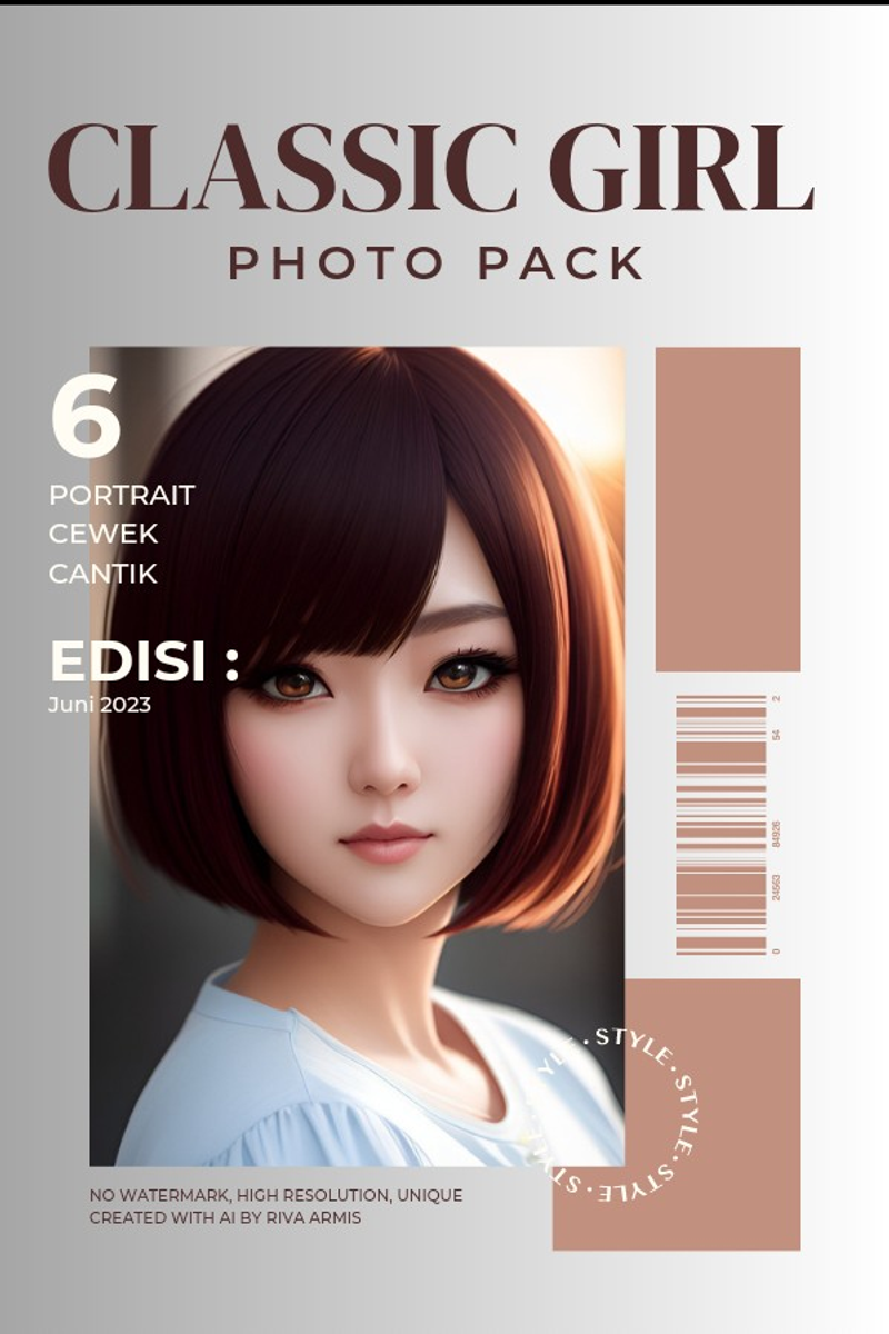 Ai Classic Bob Girl Photo Pack · Karyakarsa