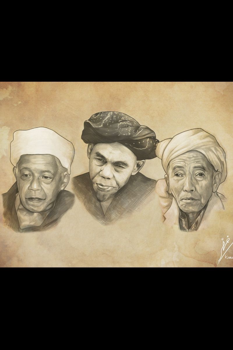 Poster 3 Tokoh Lirboyo · Karyakarsa