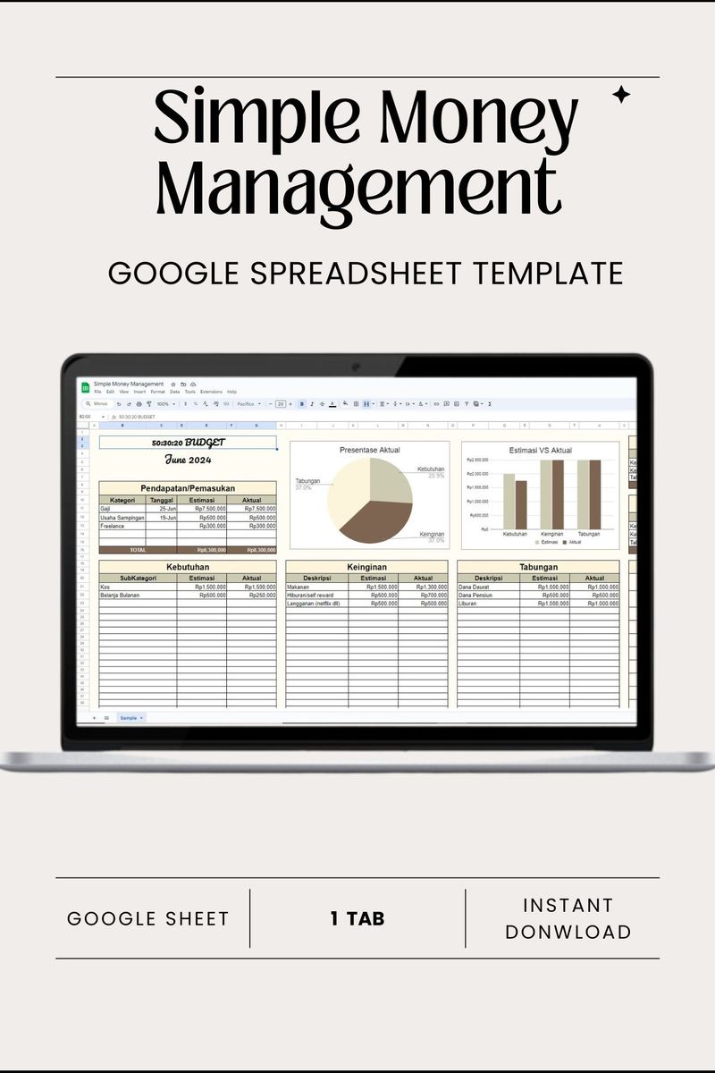 Simple Money Management · Karyakarsa