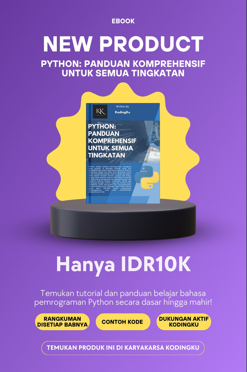 Python: Panduan Komprehensif Untuk Semua Tingkatan · Karyakarsa