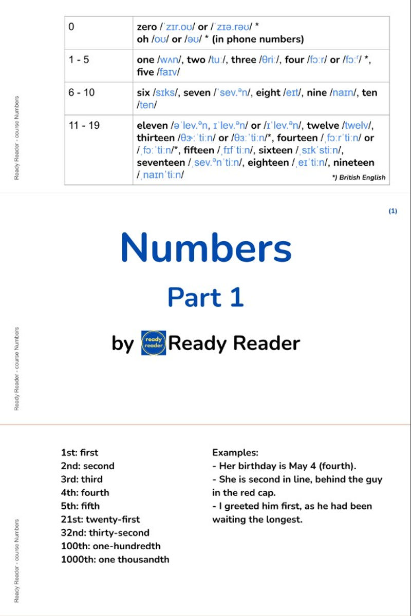 Numbers - part 1 · Karyakarsa