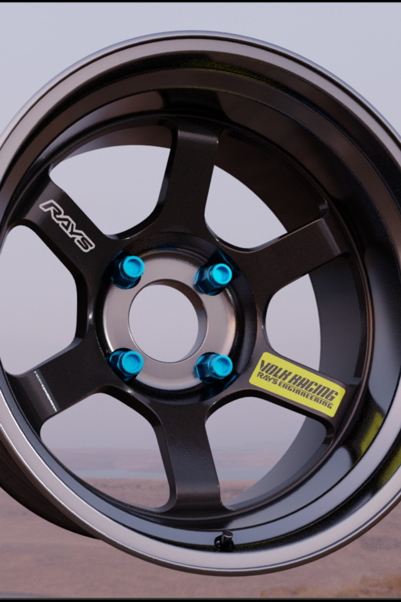 3D Model Velg RAYS TE37VSL · Karyakarsa