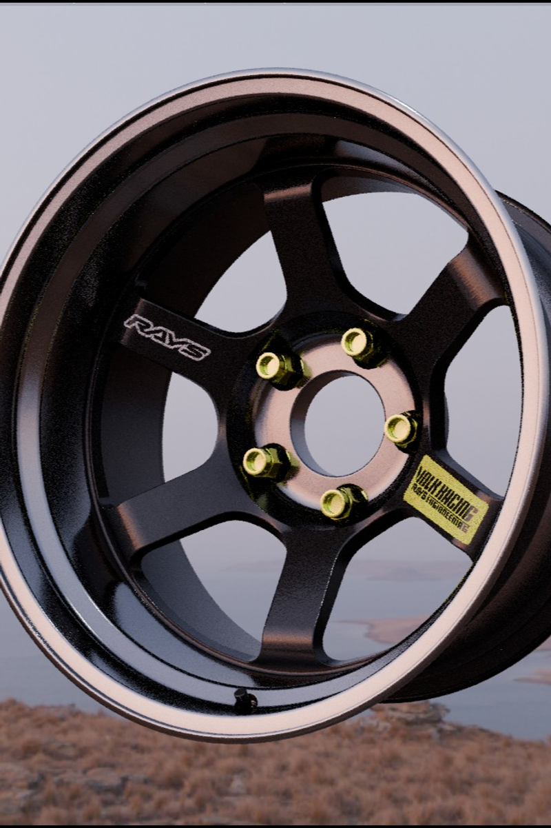 3D Model Velg RAYS TE37VSL ( 5 Lugnuts ) · Karyakarsa