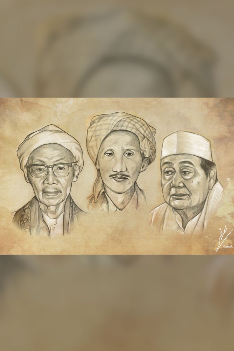Poster Kyai-Kyai Langitan · Karyakarsa