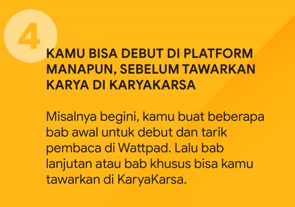 Mau Jadi Penulis Sukses di KaryaKarsa? Catat 5 hal berikut! · Karyakarsa
