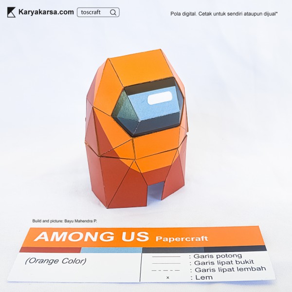 AMONG US TRANSFORMABLE 12 Color Papercraft (Impostor & Dead body mode ...