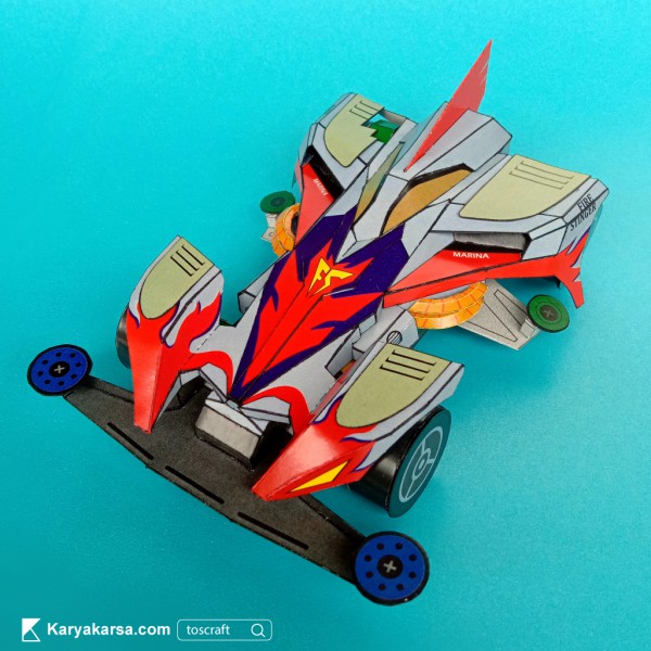 FIRE STINGER Papercraft · Karyakarsa