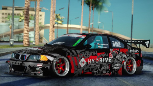 Livery BMW M3 E46 Pandem-Hydrive · Karyakarsa