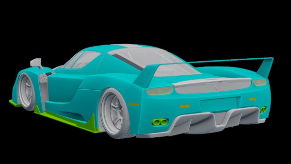 Ferrari Enzo - Widebody by Kyza · Karyakarsa