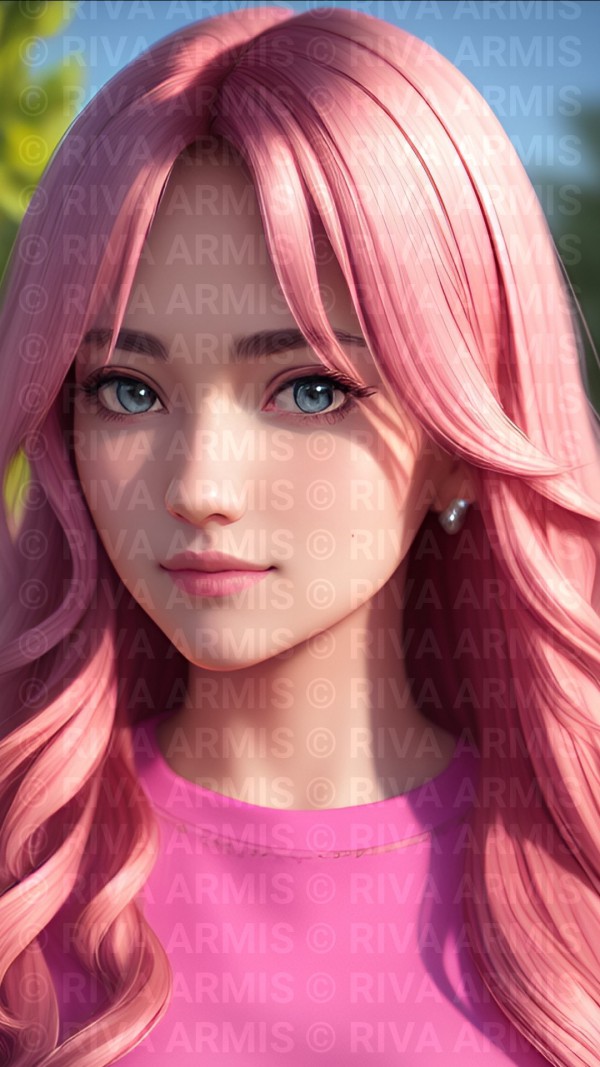Ai Pink Girl Photo Pack · Karyakarsa