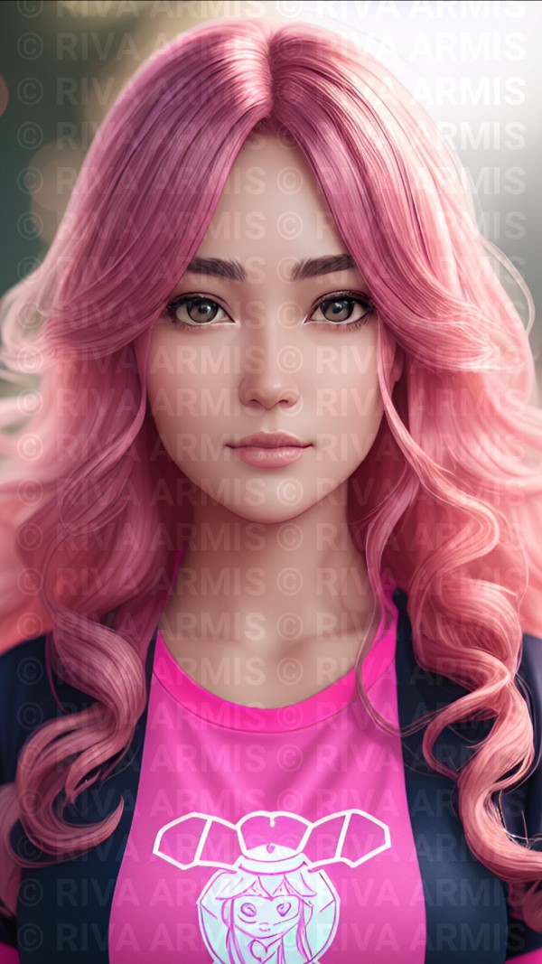 Ai Pink Girl Photo Pack · Karyakarsa