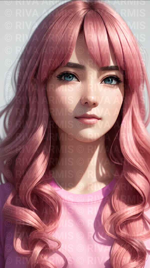 Ai Pink Girl Photo Pack · Karyakarsa