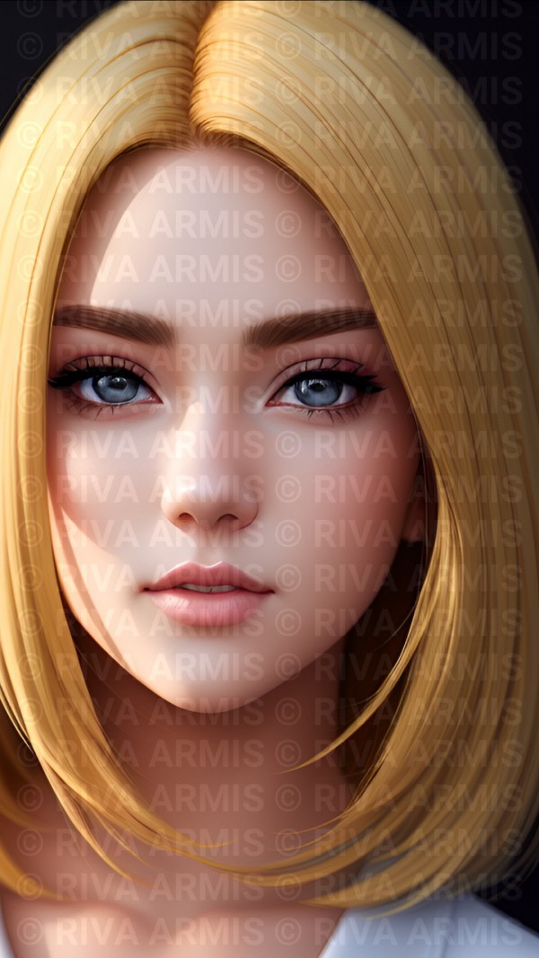 Ai Blonde Girl Photo Pack · Karyakarsa
