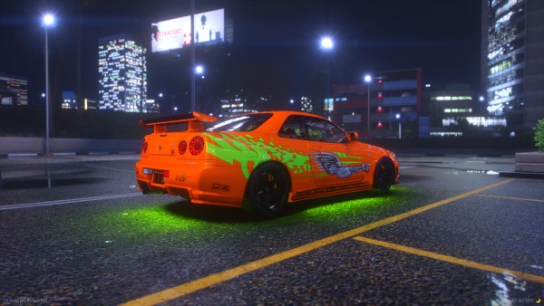 Livery Nissan Skyline R34 x Supra Mk4 Fast And Furious GTA V [Add-on ...
