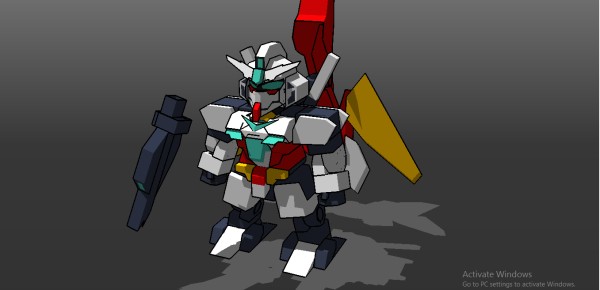 PAPERCRAFT SD CORE + EARTHREE ARMOR · Karyakarsa