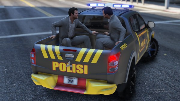 MITSUBISHI TRITON L200 2019 POLANTAS, SABHARA, BRIMOB, DISHUB [ADDON SP ...